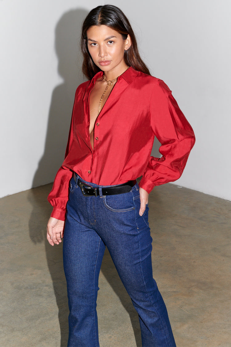 Red Miley Shirt – Never Fully Dressed