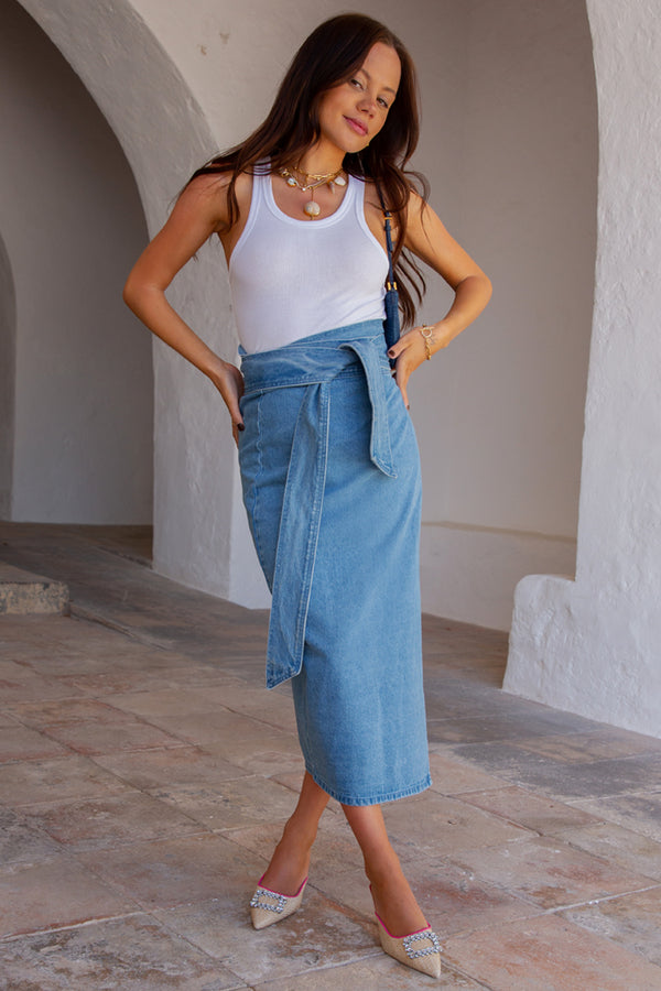 Denim Jaspre Skirt – Never Fully Dressed