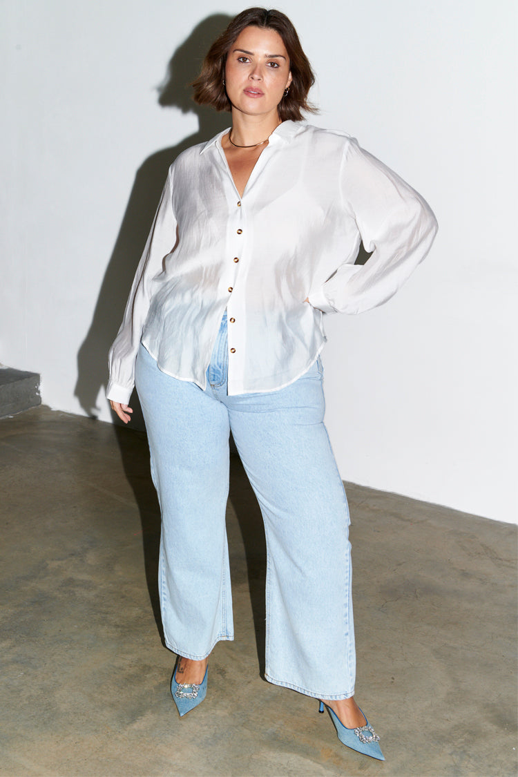 White Miley Shirt – Never Fully Dressed