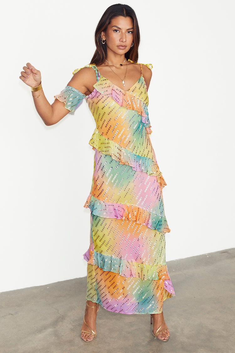 Ombre Jacquard Faro Dress – Never Fully Dressed