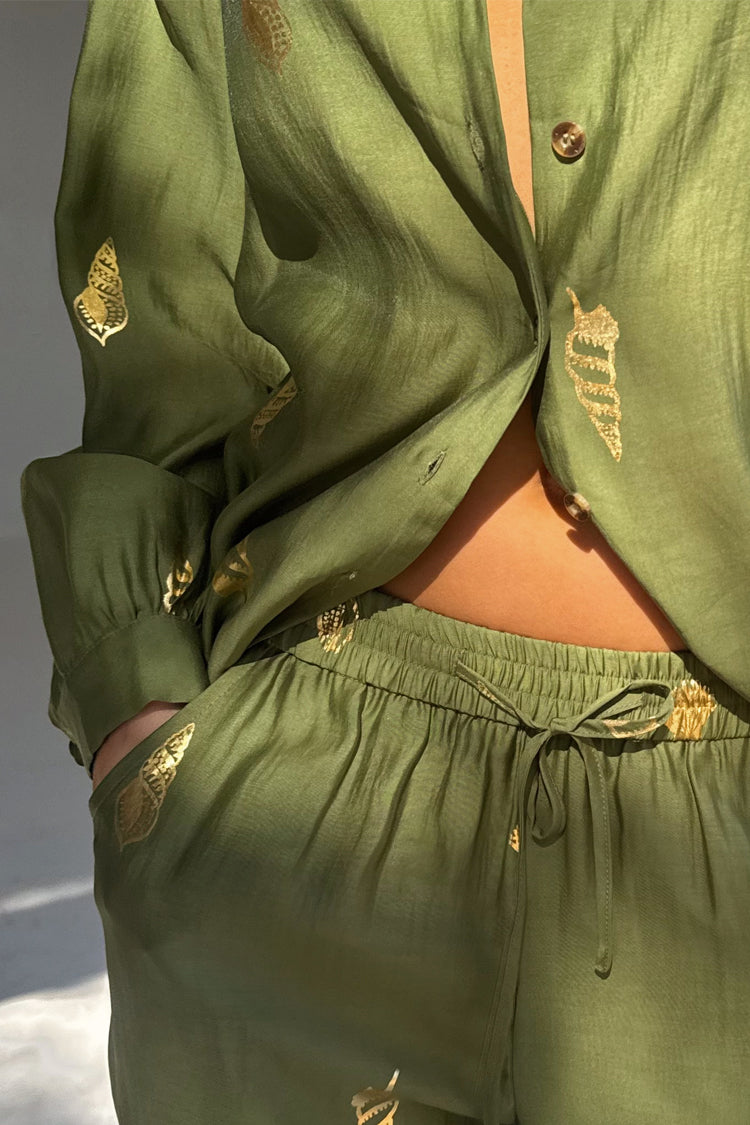 Khaki Shell Trousers Petite – Never Fully Dressed